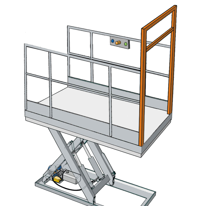Tandem-Scherenhubtisch - ADICONetwork Fördertechnik