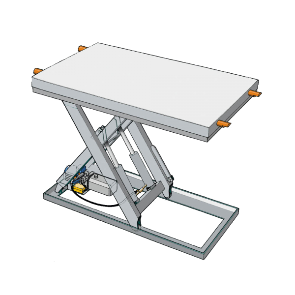 Flach-Scherenhubtisch - Arbeitshubtisch - ADICONetwork Fördertechnik